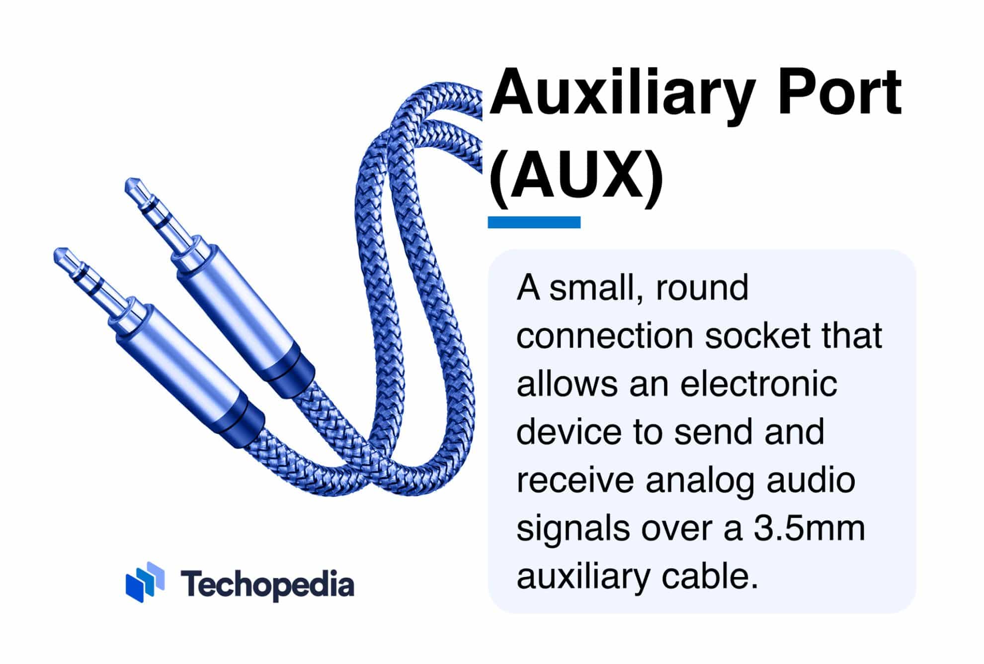 What is an Auxiliary Port (Headphone Jack)? AUX Definition & Use Cases