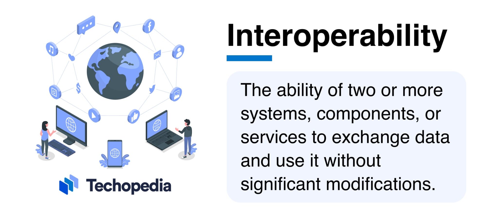 What is Interoperability? Definition, Benefits & Challenges - Techopedia What is Interoperability? Definition, Benefits & Challenges - Techopedia