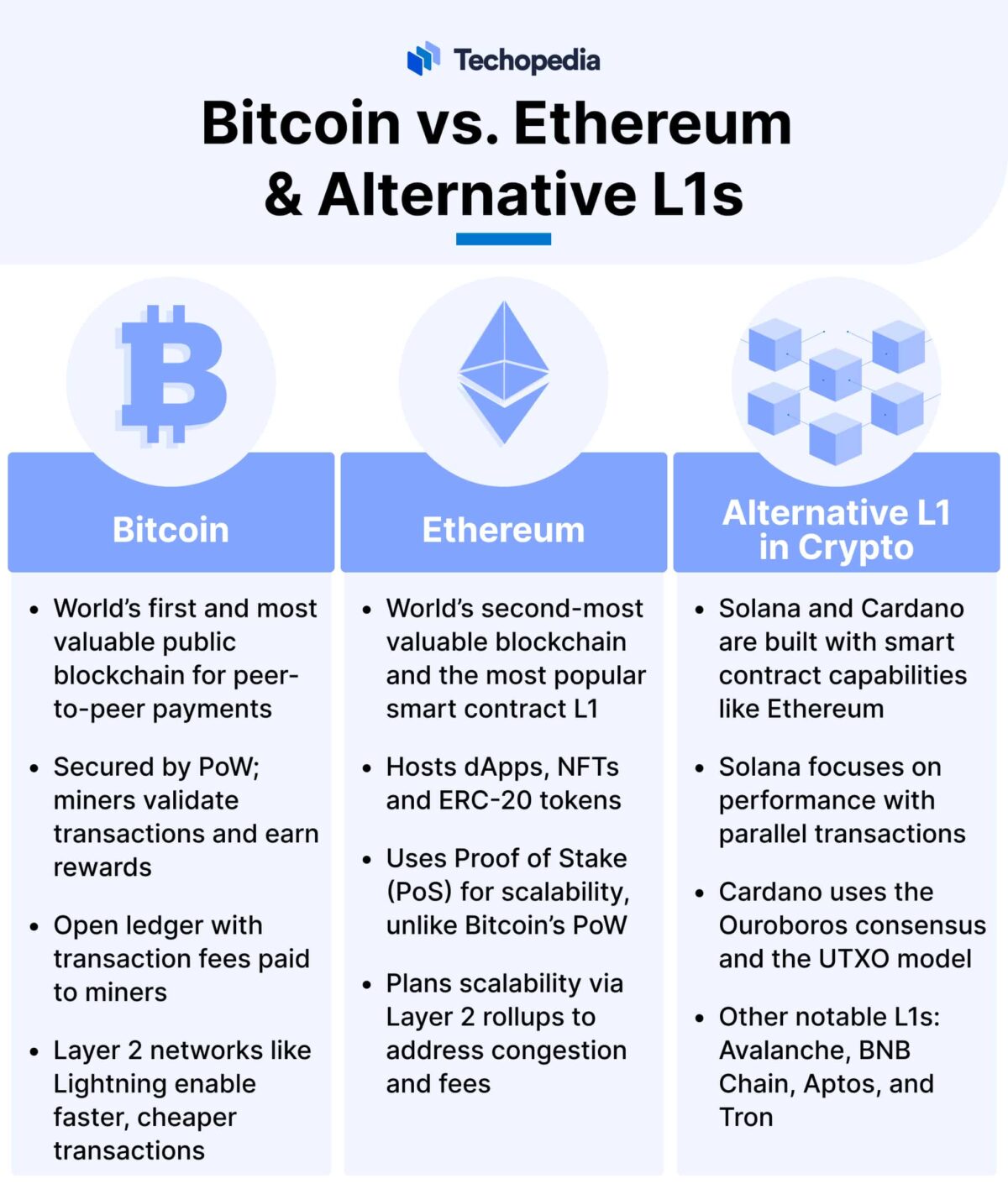 What is Layer 1 (Blockchain)? L1 Definition, Examples & Comparisons